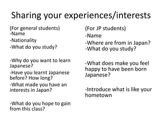 Session 1 What is Japanese? | PPTX