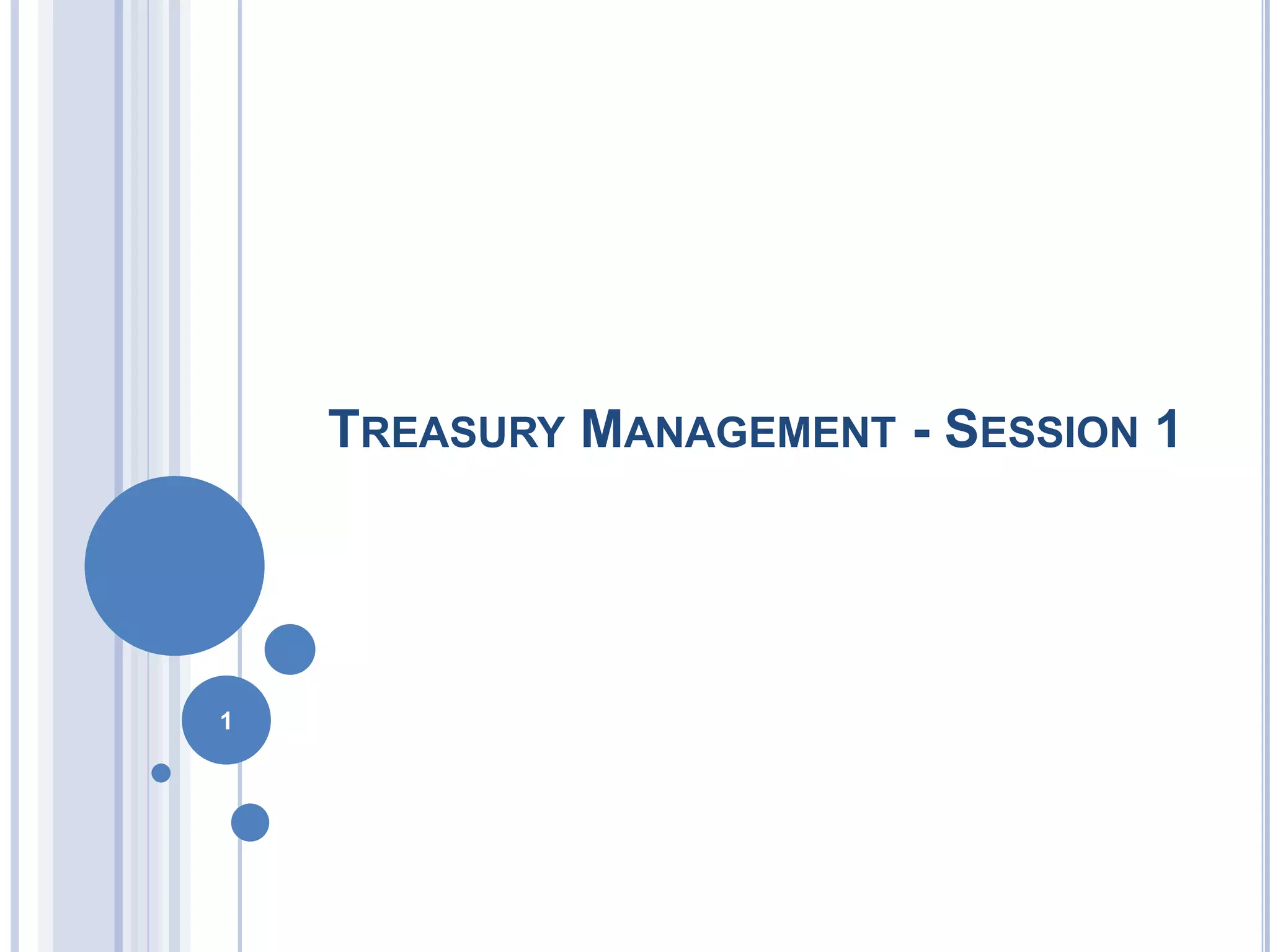 Treasury Management | PPTX