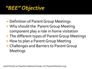 Parent Group Facilitation | PDF