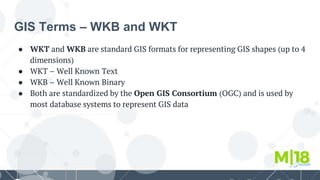 M|18 Building Location-Based Services with Geospatial Data | PPT