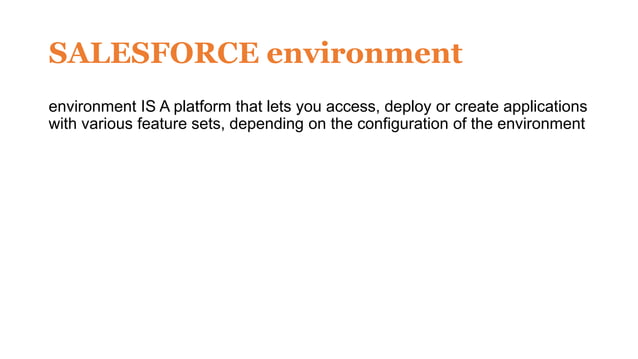 Session 1: INTRODUCTION TO SALESFORCE | PPTX