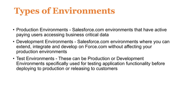 Session 1: INTRODUCTION TO SALESFORCE | PPTX