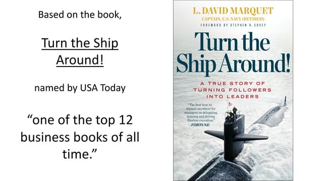 Summer Series Session 1: Turn The Ship Around with David Marquet | PDF
