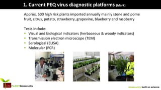 Session 1: Strengthening border biosecurity Improving - Post Entry ...