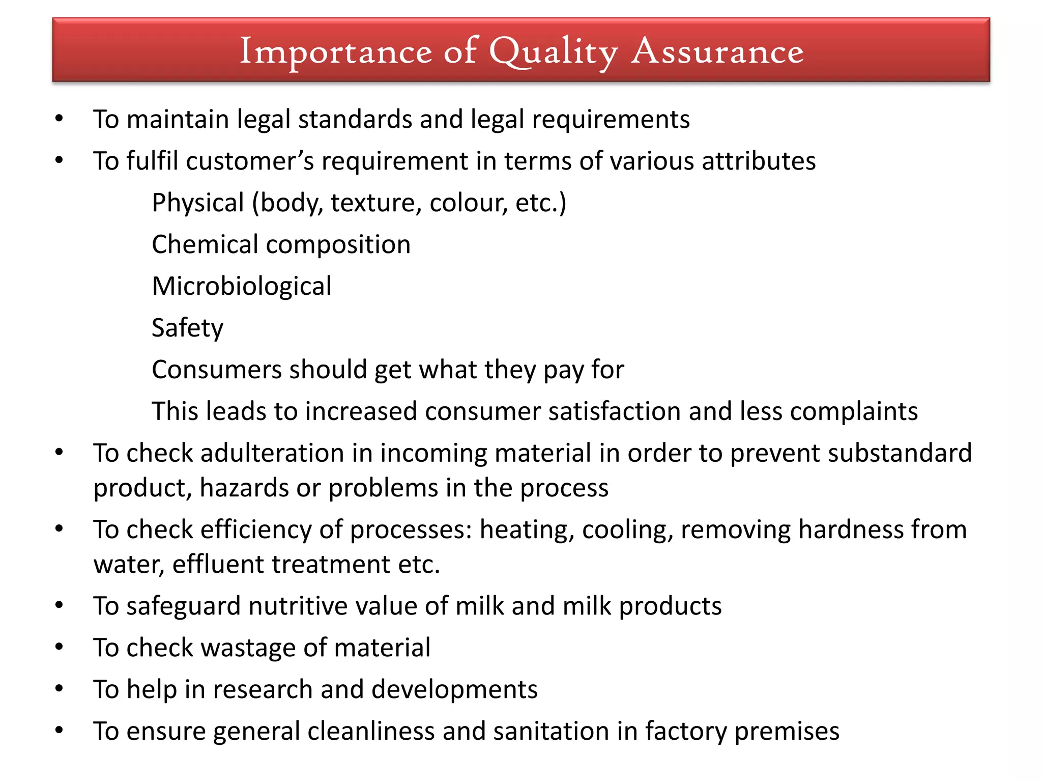 Quality Control, Quality Assurance and Total Quality Management in ...