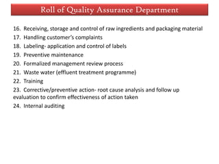 Quality Control, Quality Assurance and Total Quality Management in ...