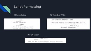 Introduction To Screenwriting | PPTX