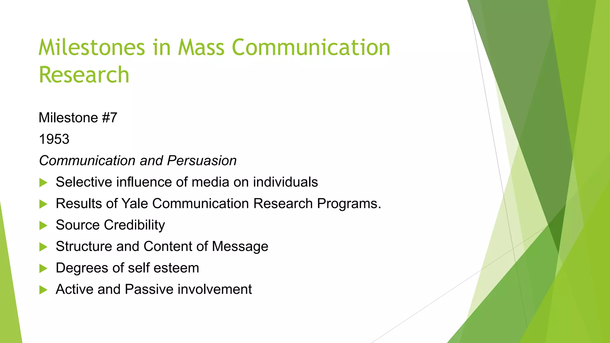 Mass Communication Research | PPTX