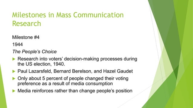 Mass Communication Research | PPTX | Science
