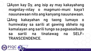 ANG MATAAS MA GAMIT AT TUNGUHIN NG ISIP AT KILOS LOOB | PPTX