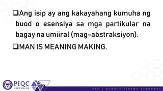 ANG MATAAS MA GAMIT AT TUNGUHIN NG ISIP AT KILOS LOOB | PPTX