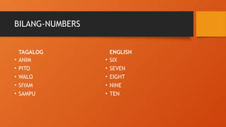 Unang session tungkol sa wikang Tagalog para sa mga nagsisimula pa ...