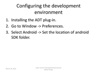 Session 1 android overview | PPT
