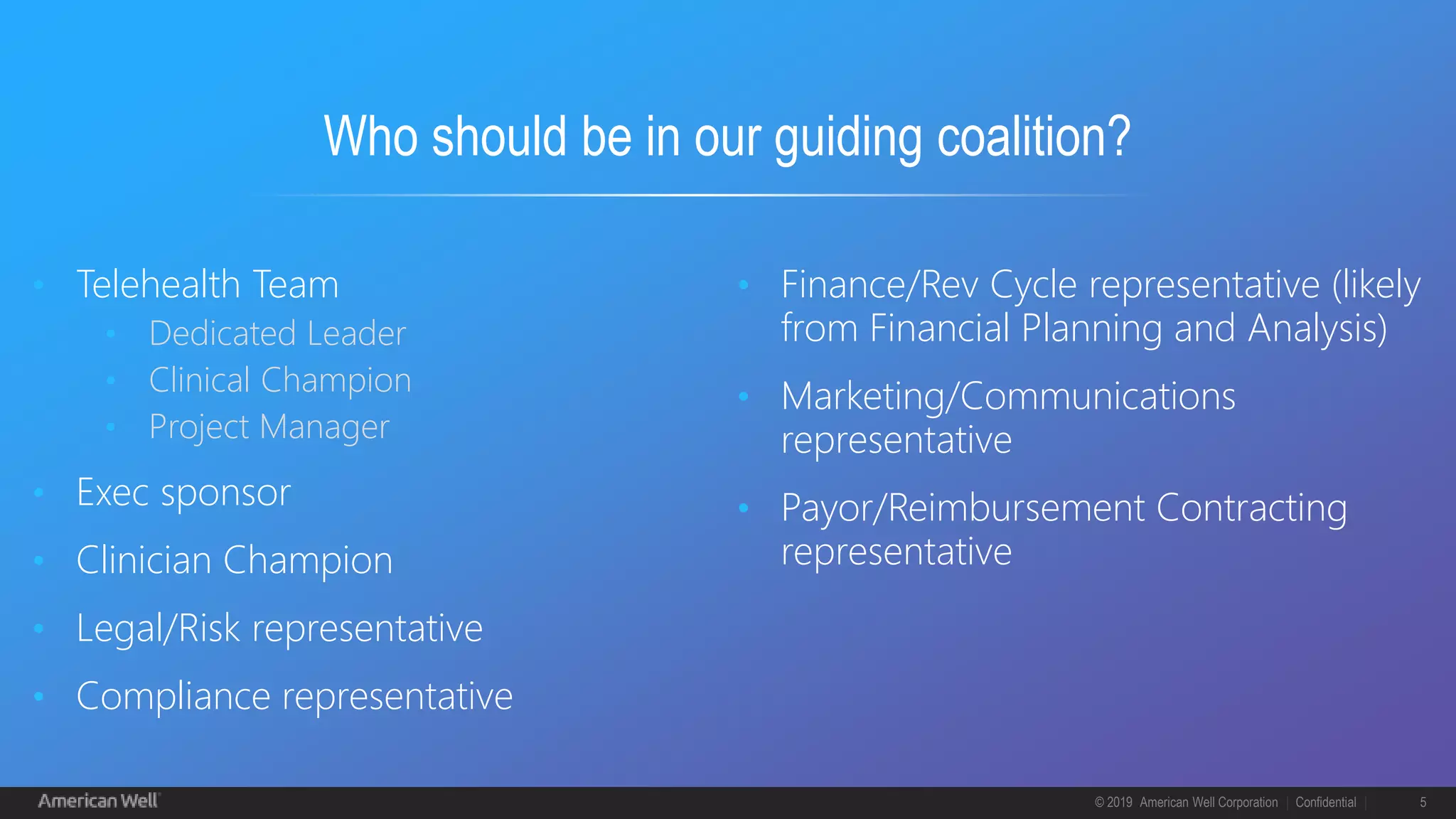 Session 1 clinical-transformation - guiding coalition | PPT