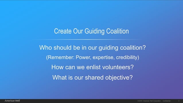 Session 1 clinical-transformation - guiding coalition | PPT