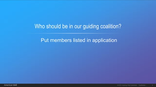 Session 1 clinical-transformation - guiding coalition | PPT