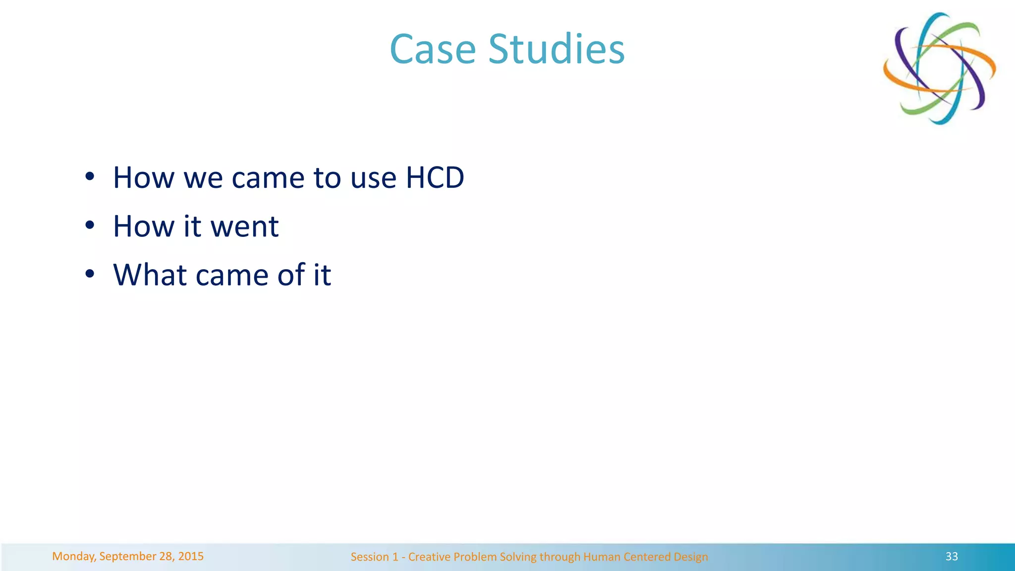 Session 1 creative problem solving through human-centered design | PDF
