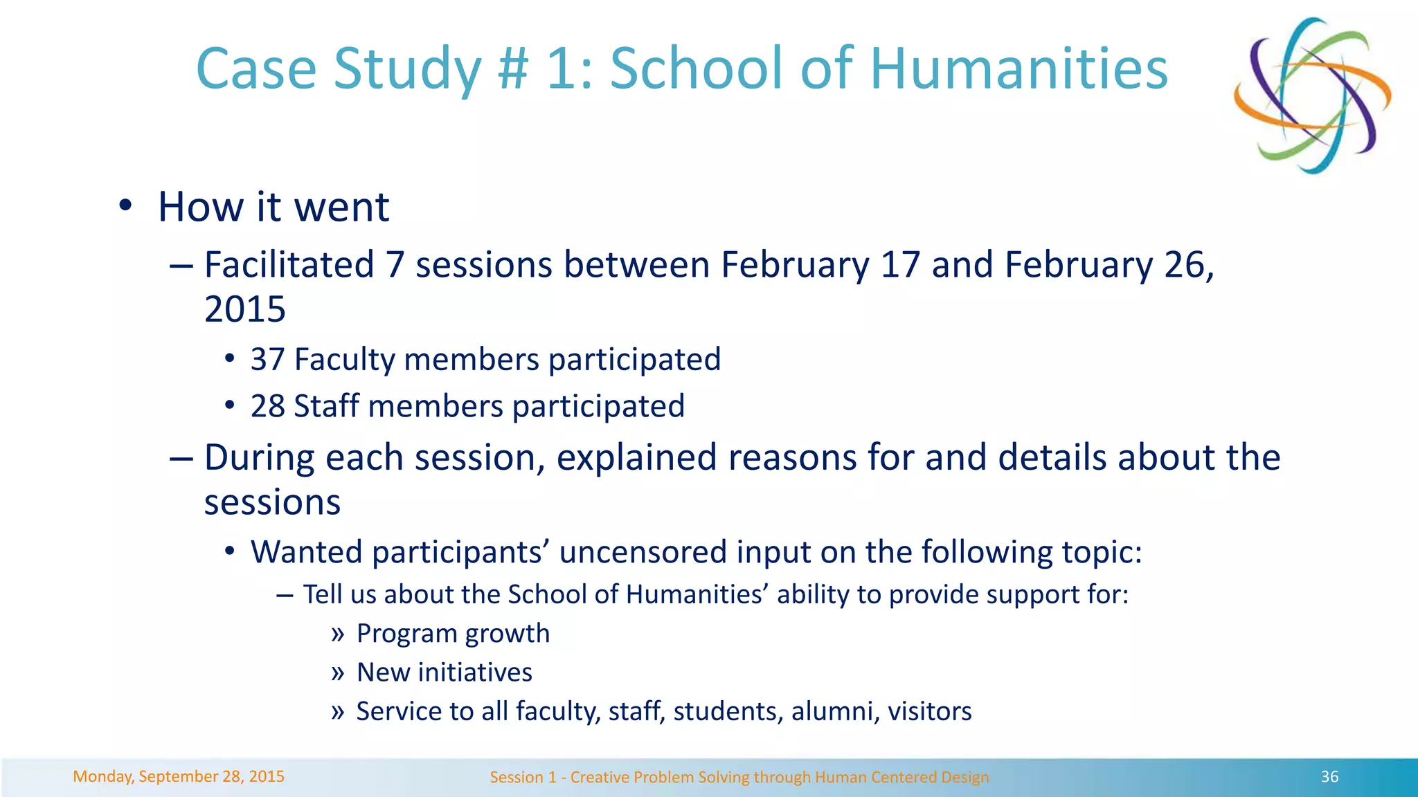 Session 1 creative problem solving through human-centered design | PDF