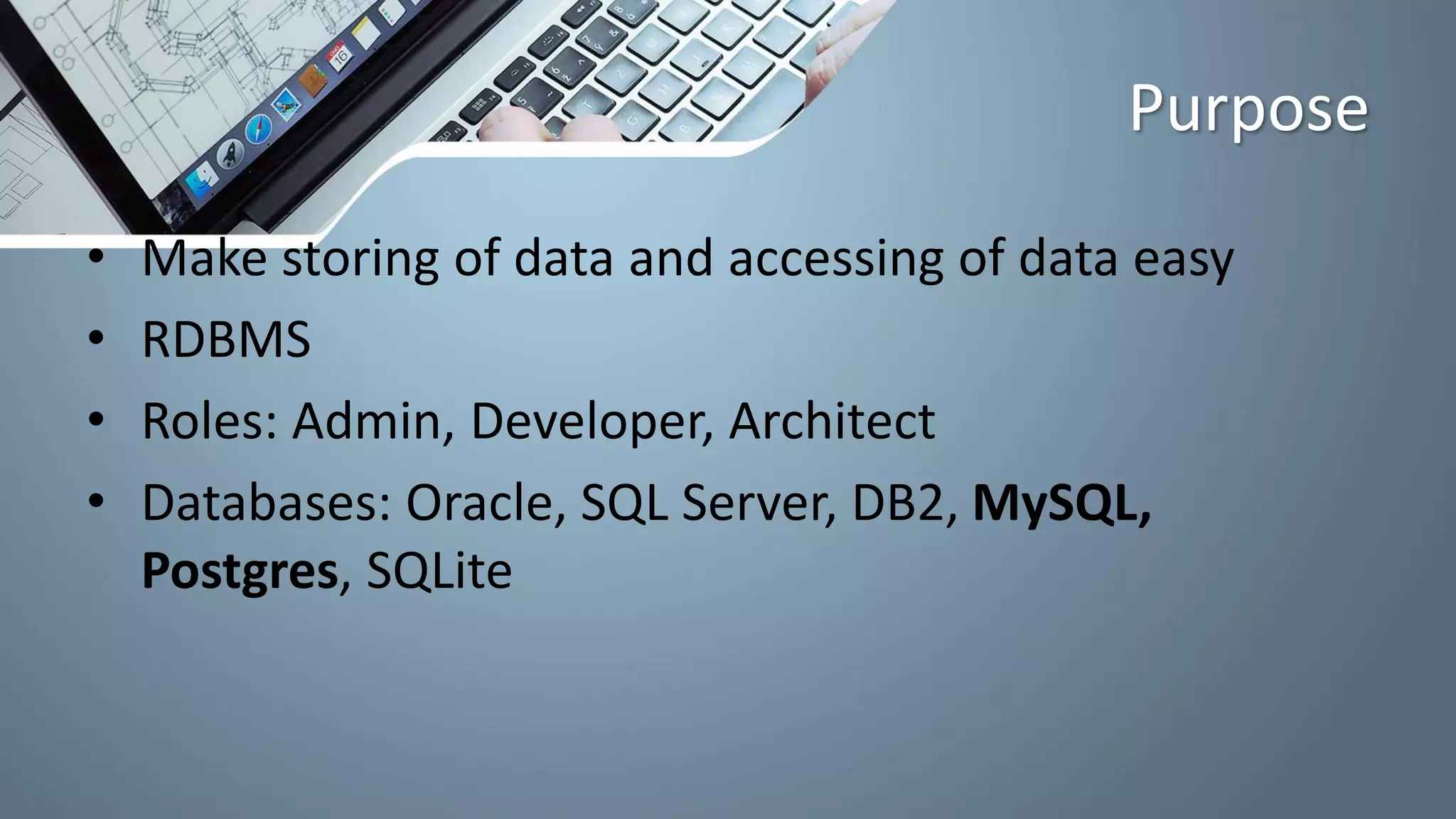 Session 1 - Databases-JUNE 2023.pdf | Databases | Computer Software and Applications