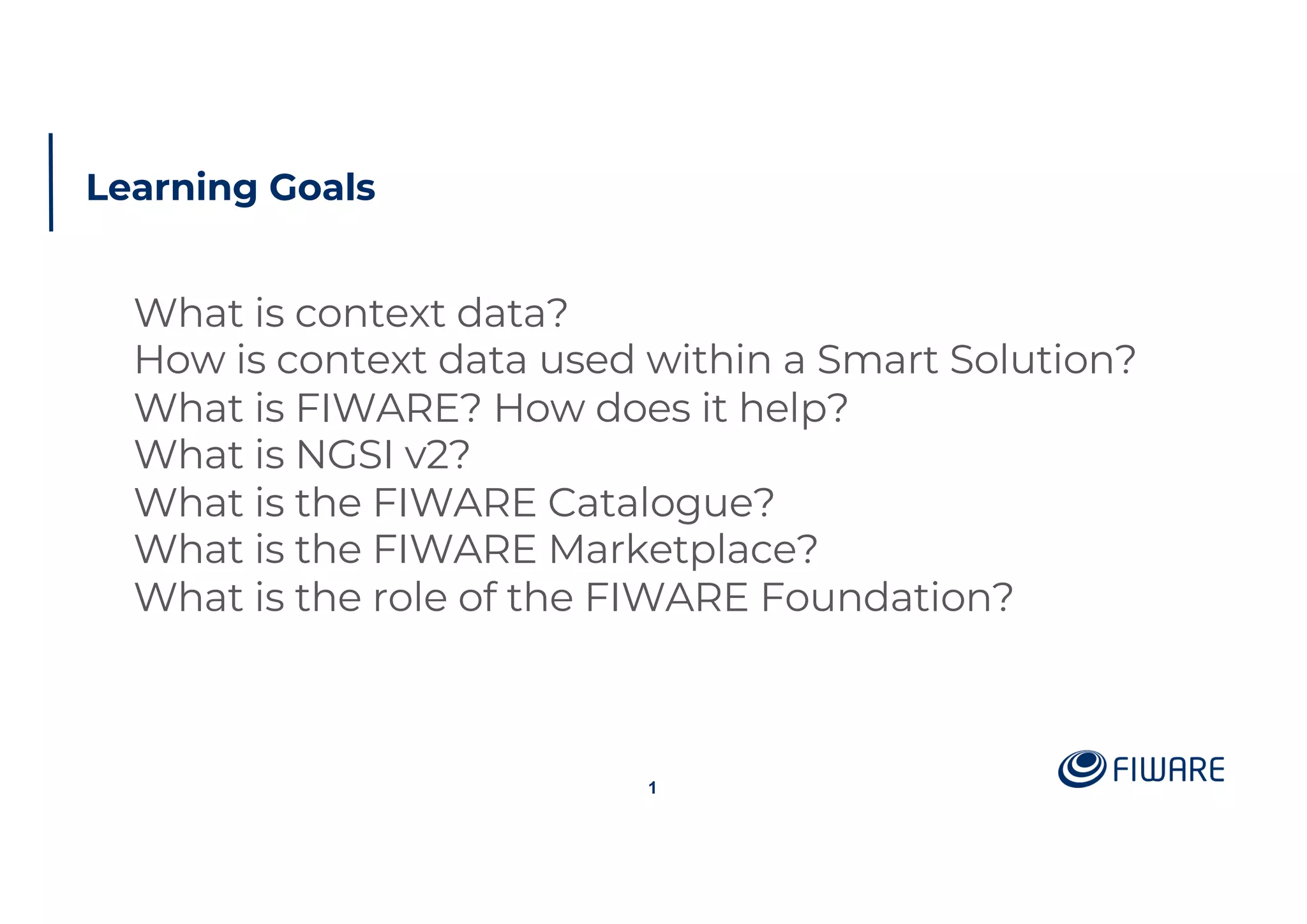 FIWARE Overview | PDF
