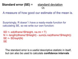 Session 1 -Getting started with R Statistics package.ppt
