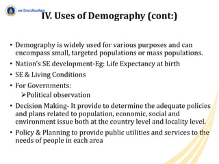 Session 1 introduction of demography (as of 3-1-2017) | PPTX ...