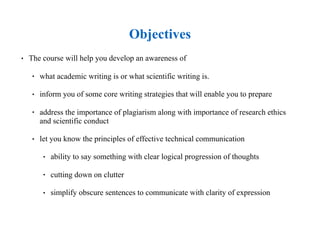 Session 1 - Introduction to the Principles of Effective Technical ...