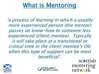 Intergenerational Mentoring - could mentoring be for you? | PPTX