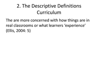 Session 1 orientation what is curriculum fsm 2017 | PPTX