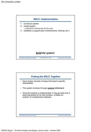 Session 1: Overview of OOAD and UML 2.x | PDF
