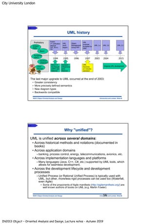 Session 1: Overview of OOAD and UML 2.x | PDF