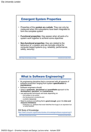 Session 1: Overview of OOAD and UML 2.x | PDF