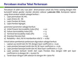 Session 1 perhitungan perkerasan lentur pelebaran | PDF
