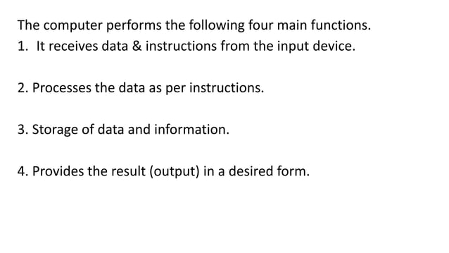 SESSION 1 - Introductory lesson to computer applications - definition ...