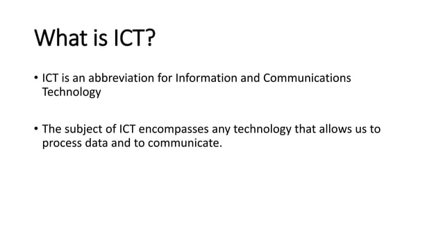 SESSION 1 - Introductory lesson to computer applications - definition ...