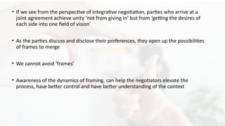 Negotiation subprocess - cognition, emotion, perception | PPTX