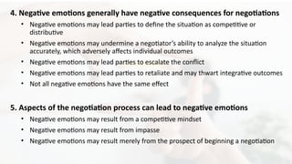Negotiation subprocess - cognition, emotion, perception | PPT