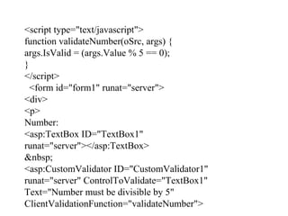 ASP.NET Session 10 | PPT
