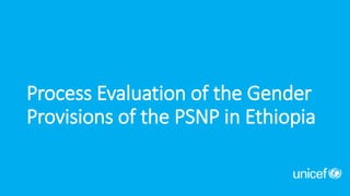 The Implementation of Ethiopia’s Productive Safety Net Programme's ...