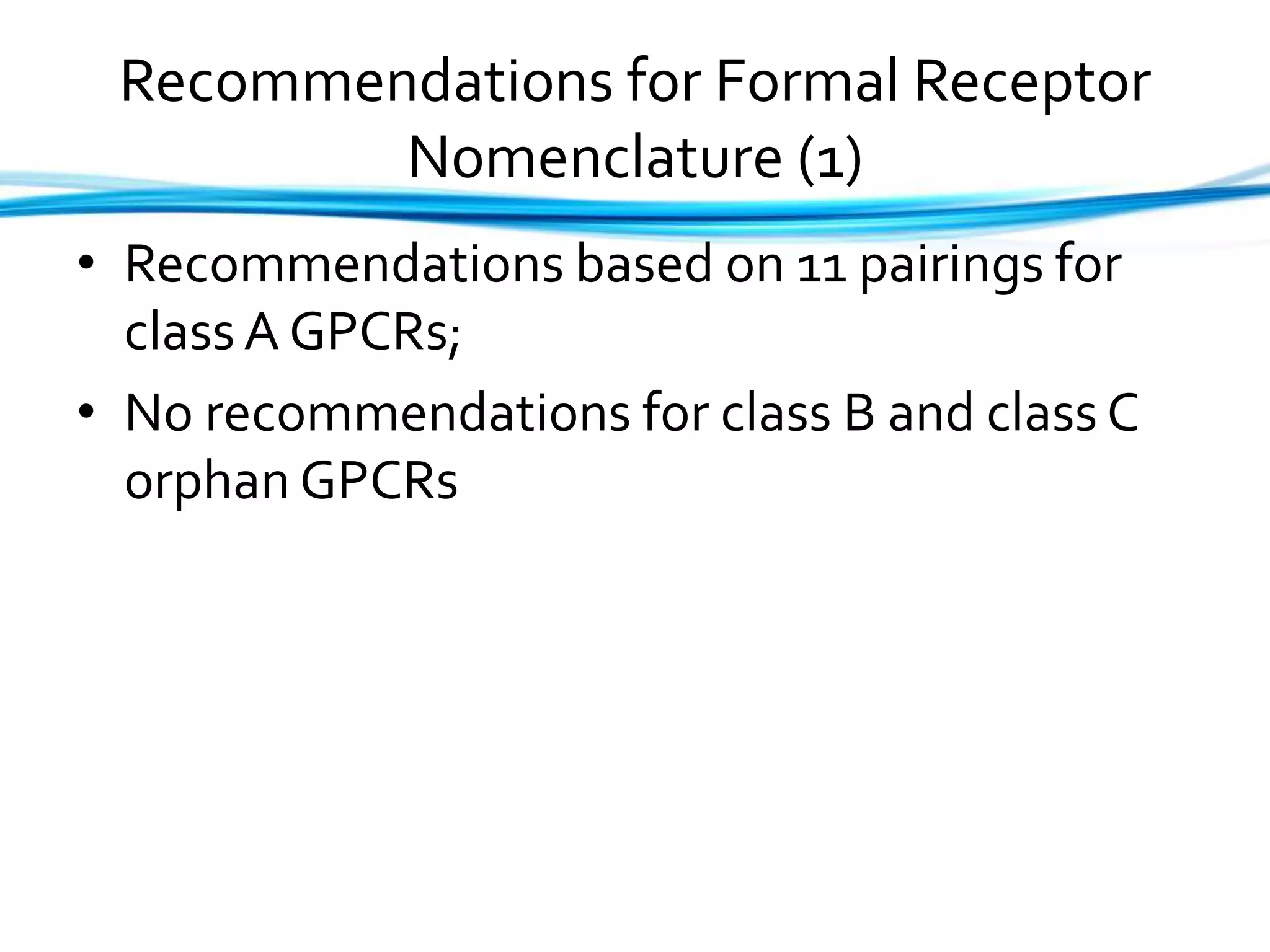 Orphan GPCRs: an update | PPTX