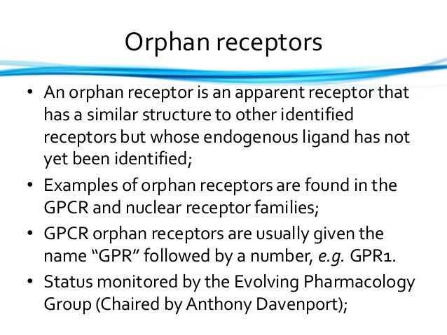 Orphan GPCRs: an update