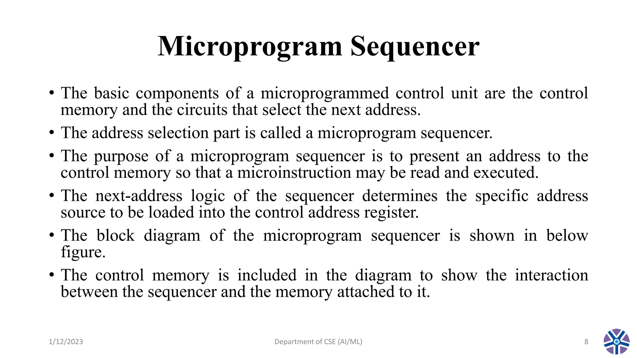 CS304PC:Computer Organization and Architecture Session 10 design of control unit .pptx