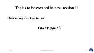 CS304PC:Computer Organization and Architecture Session 10 design of ...