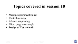 CS304PC:Computer Organization and Architecture Session 10 design of control unit .pptx