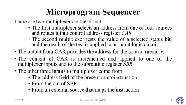 CS304PC:Computer Organization and Architecture Session 10 design of ...