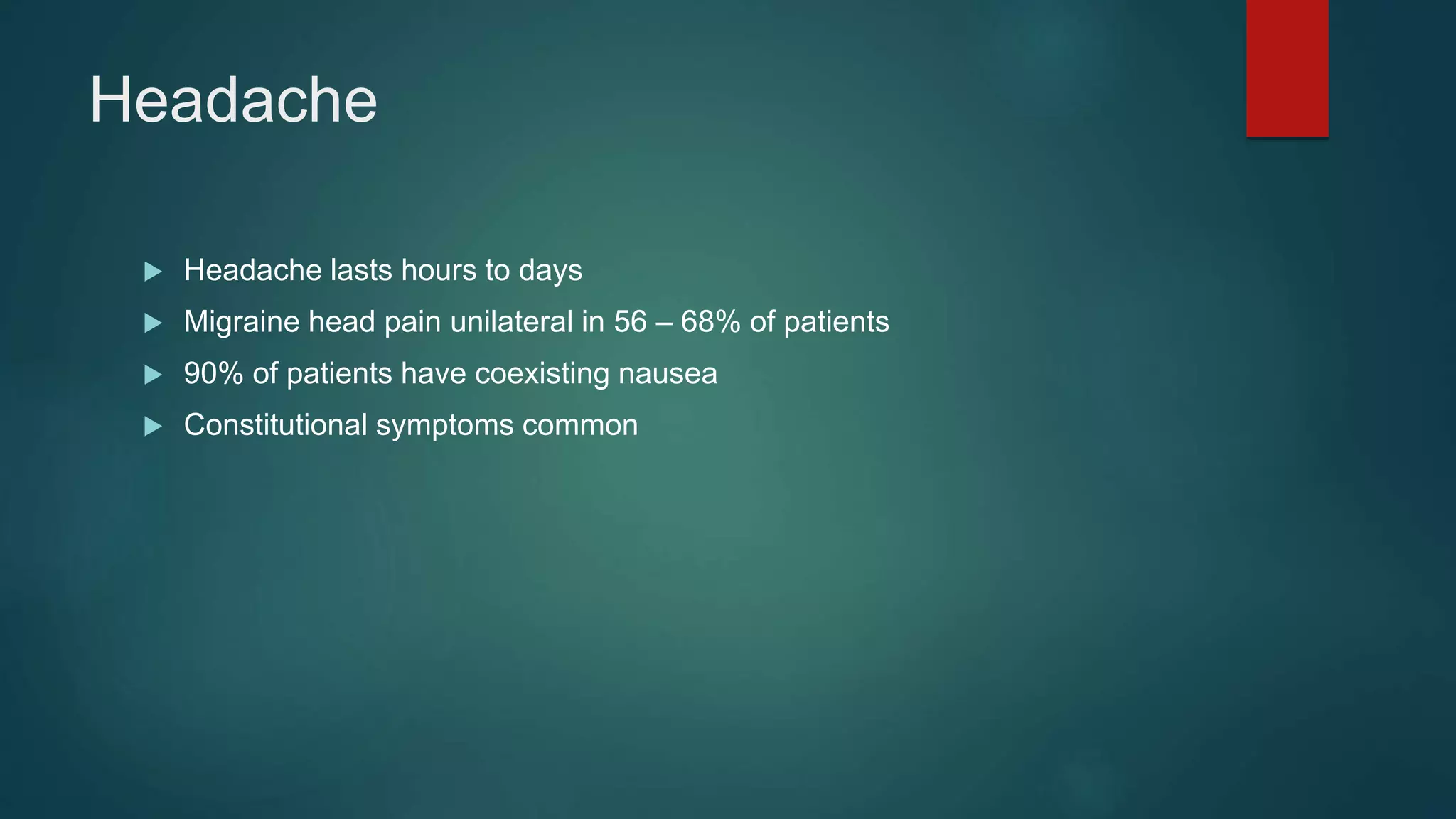 Practical Approach to headache | PPTX