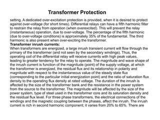 Transformers protection, an introduction | ODP