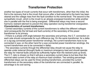 Transformers protection, an introduction | ODP
