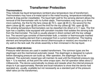 Transformers protection, an introduction | ODP