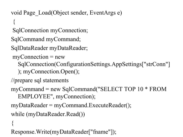ASP.NET Session 11 12 | PPT